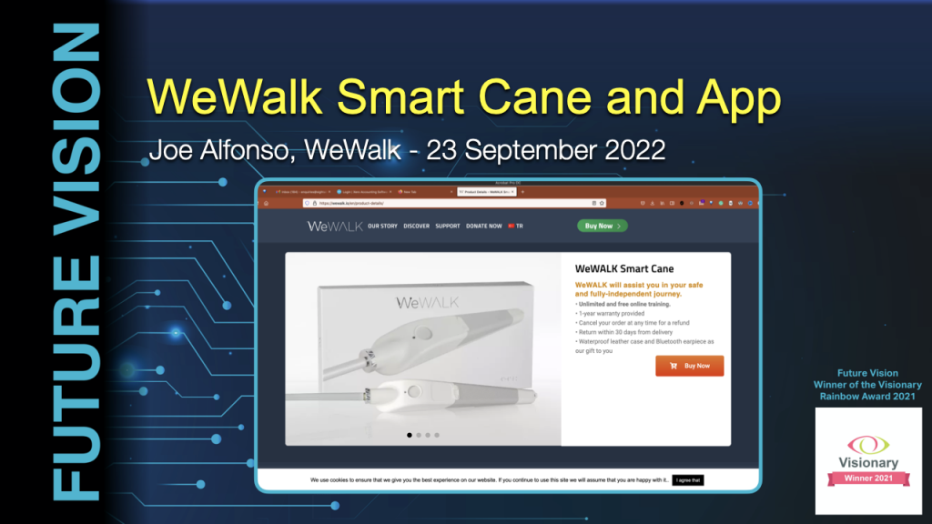 How WeWalk Smart Cane and the App help people with disabilities stay ...
